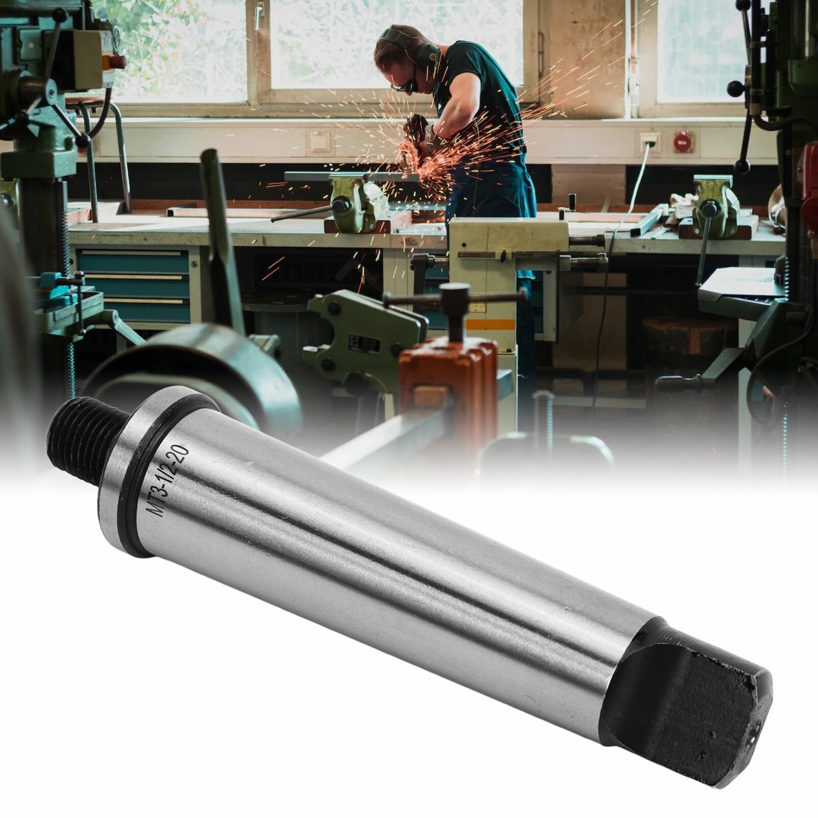 Зажимной патрон для дрели Шпиндель 3MT до резьбы 1/2 дюйма - 20 Закаленный конус Морзе MT3 Адаптер