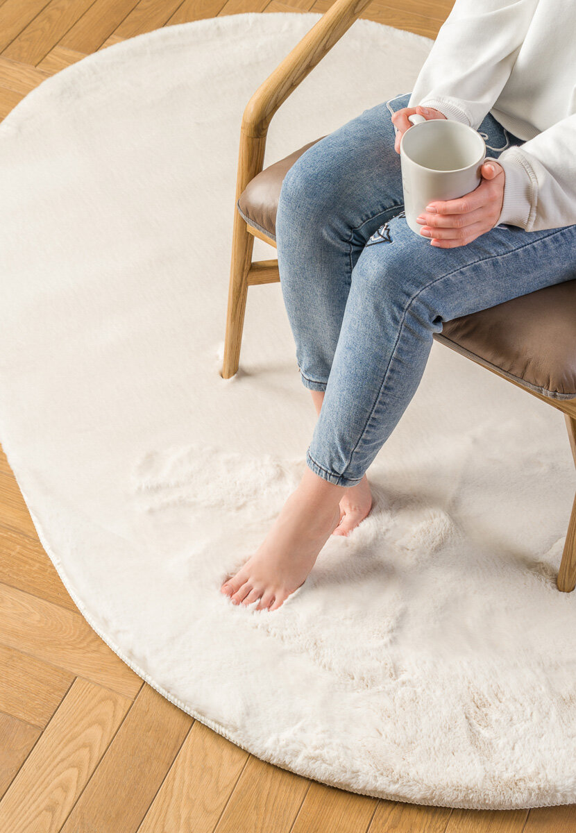 Ковер пушистый 80*300 см Rabbit Rex E5 овал