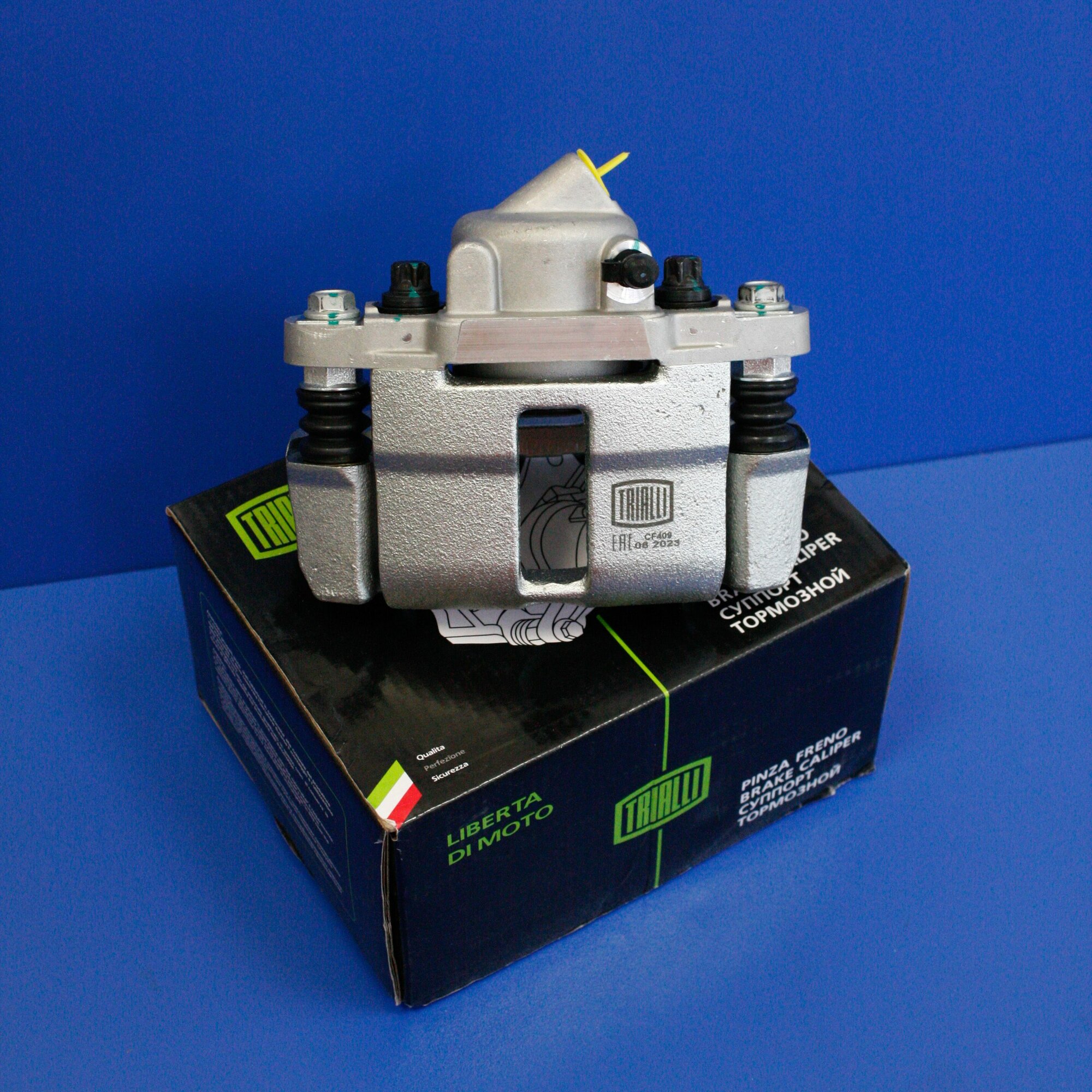 Суппорт левый "TRIALLI" для автомобилей ВАЗ 2108-099, 13-15 в сборе