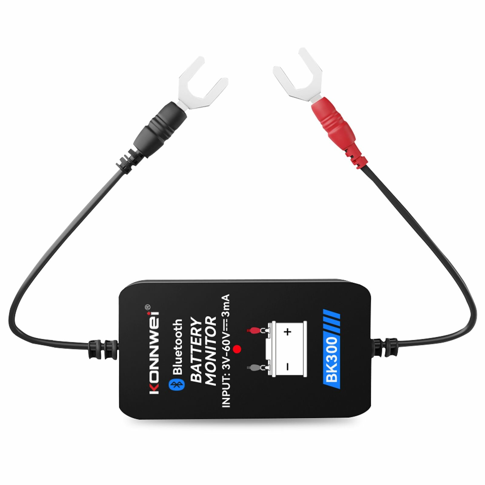 KONNWEI BK300, тестер АКБ 12В/24В, BT 5.0, анализ формы сигнала