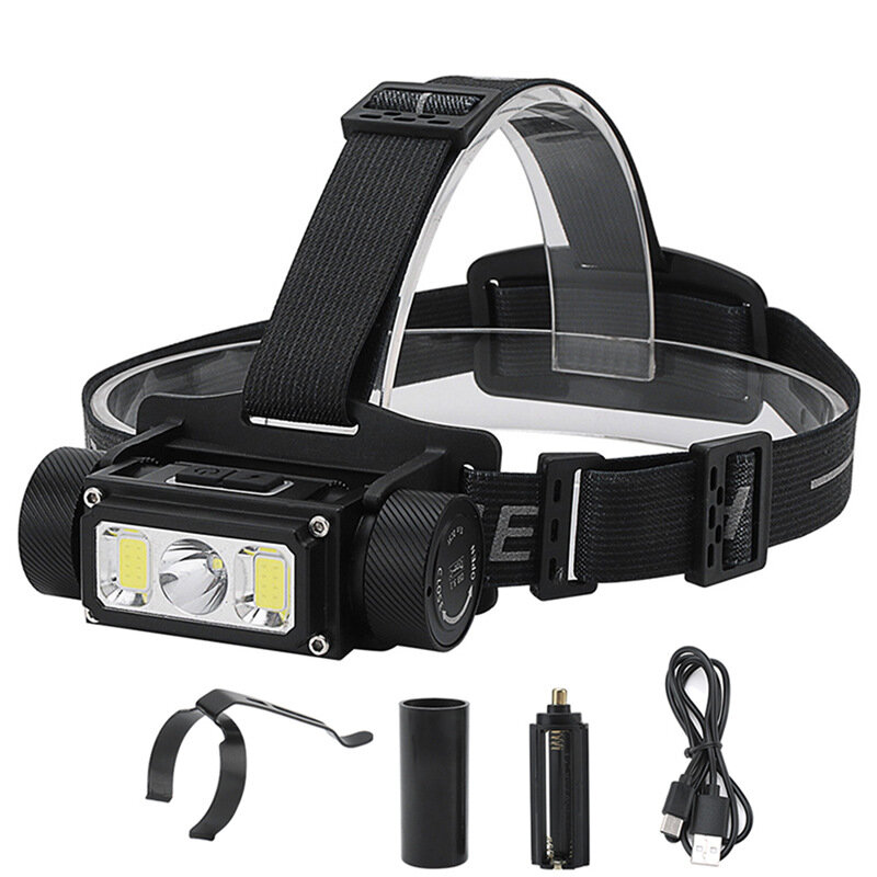 Фонарь COB, 21700 Вт, USB-перезаряжаемый, многофункциональный