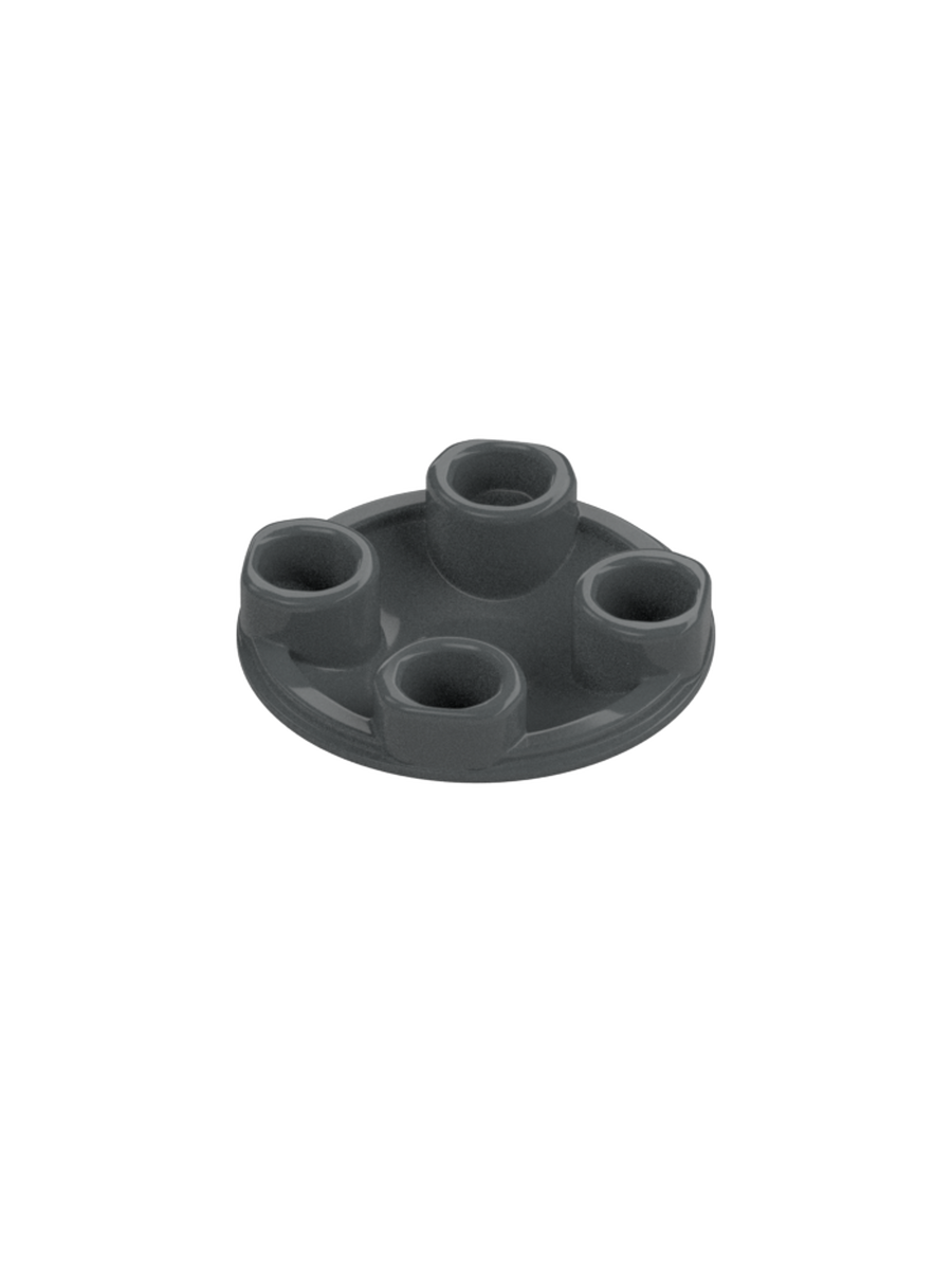 Деталь Lego Plate, Round 2 x 2 with Rounded Bottom (Boat Stud) (2654)