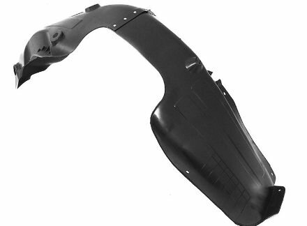 Подкрылок AKRADO для Kia Picanto, передний, левый, черный, полимерный