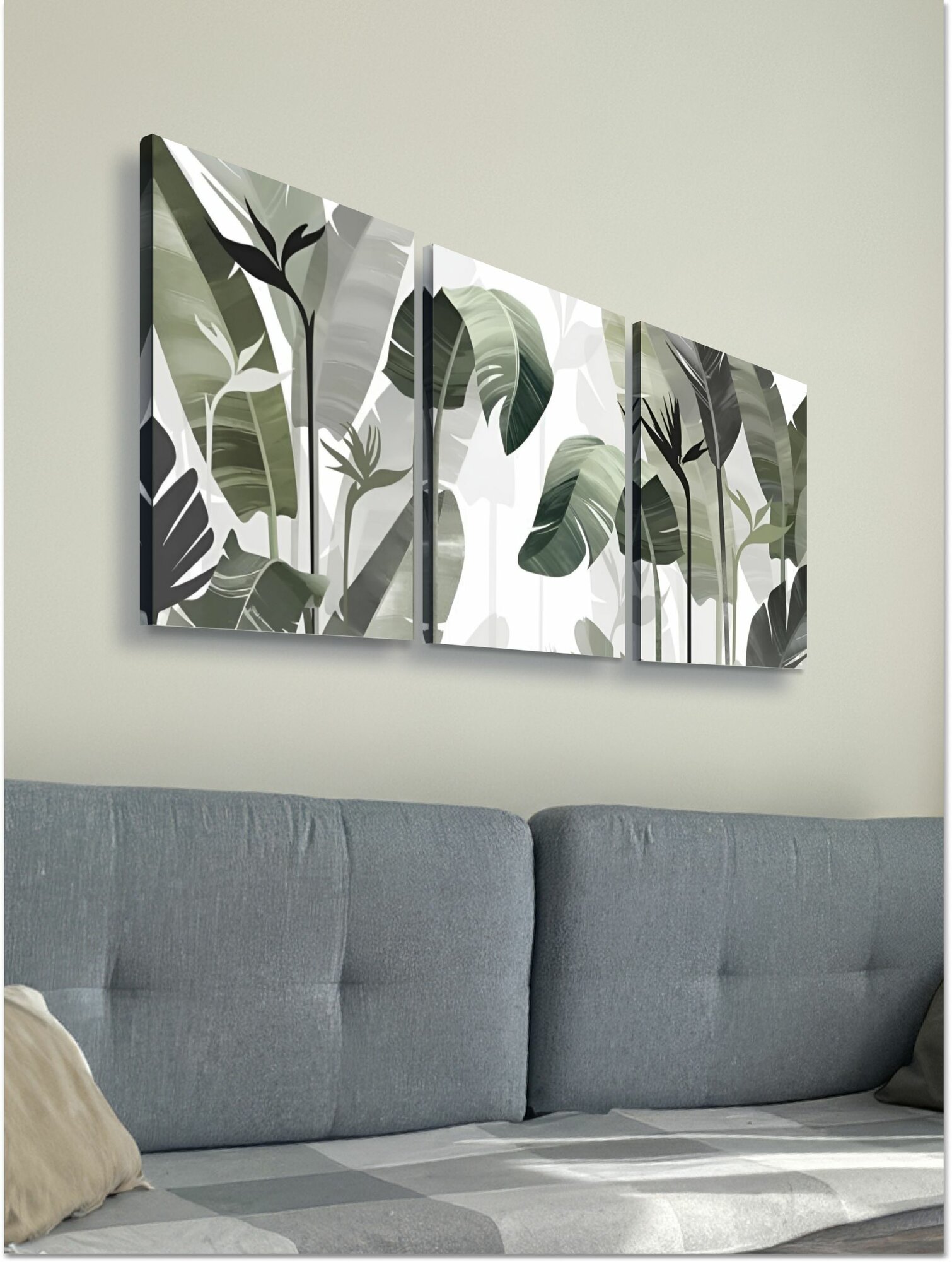 Картина Танец листвы модульная 50x70см 3шт.