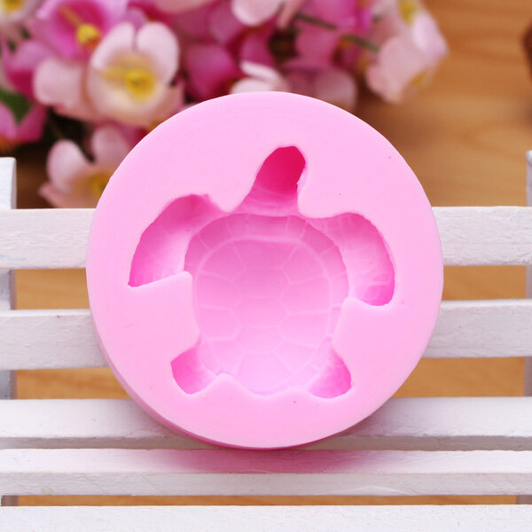 3D Черепаха силиконовая форма для помадки шоколадная полимерная глина форма