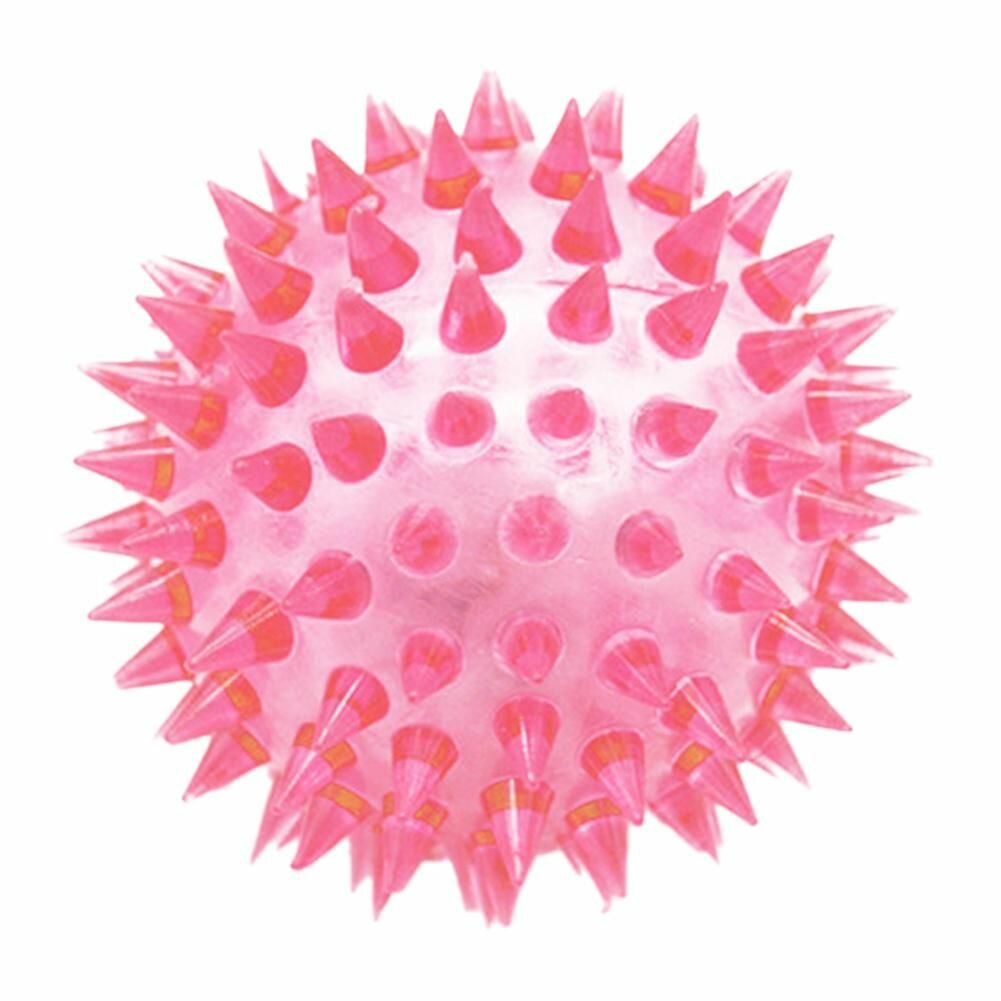 Игрушка для домашних животных TPR Sound Ball, устойчивый к укусам собак, эластичный мяч с шипами