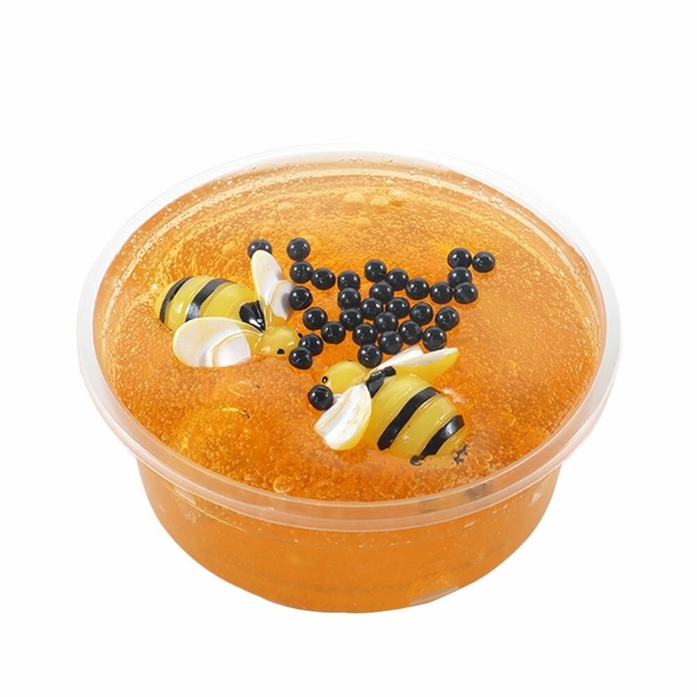 Маленькая пчелка декомпрессионная прозрачная глиняная игрушка