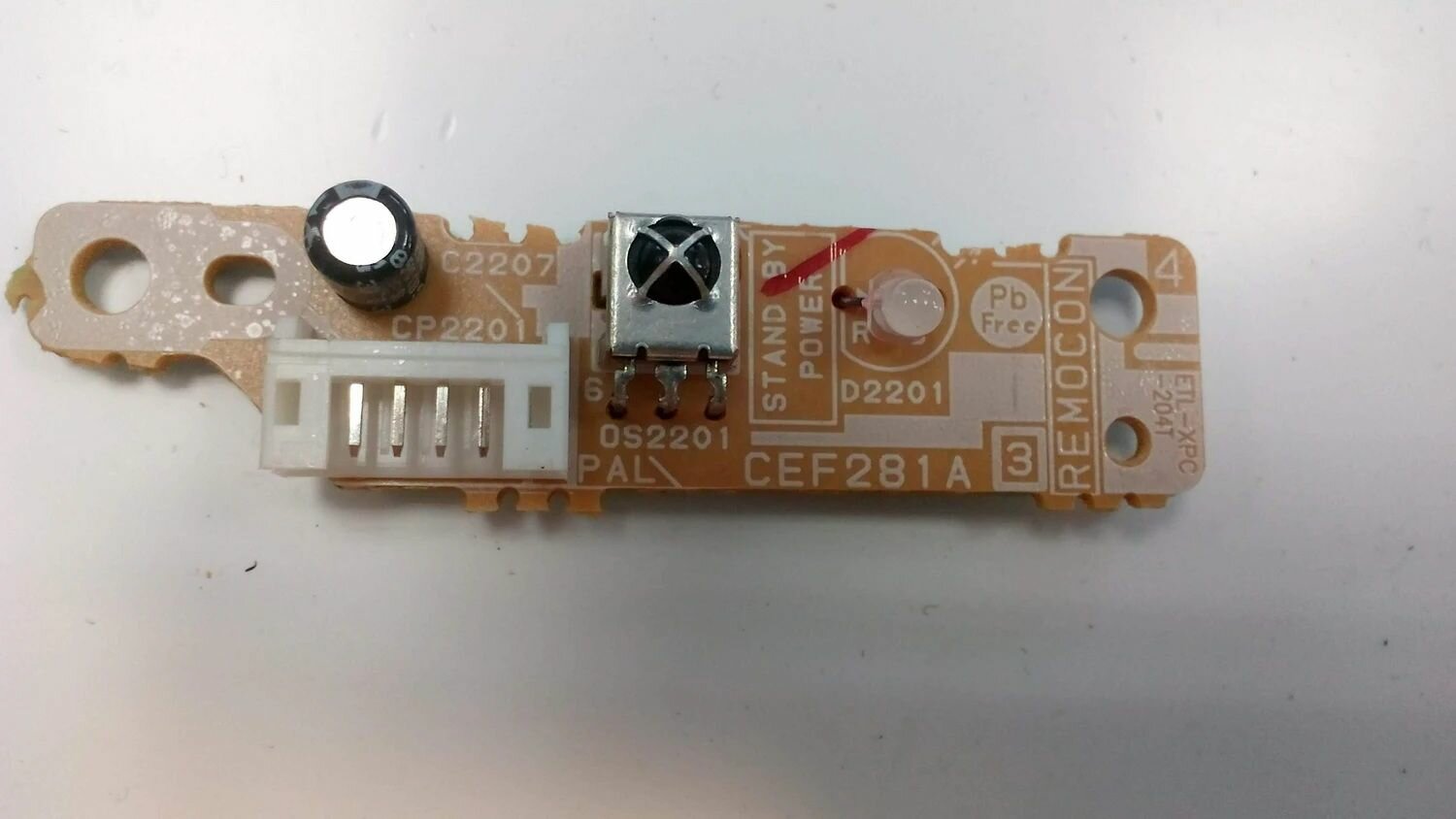 Плата фотоприемника CEF281A ETL-XPC-204T для Lc-20V1Ru-Bk Lcd Телевизор Sharp Плата управления арт. 4348