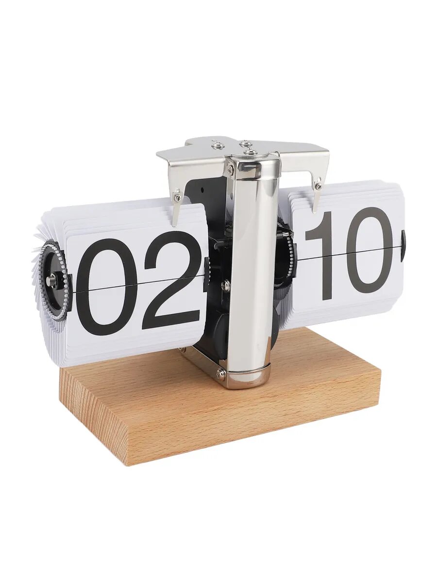 Цифровые раскладные часы в стиле ретро, настольные часы с