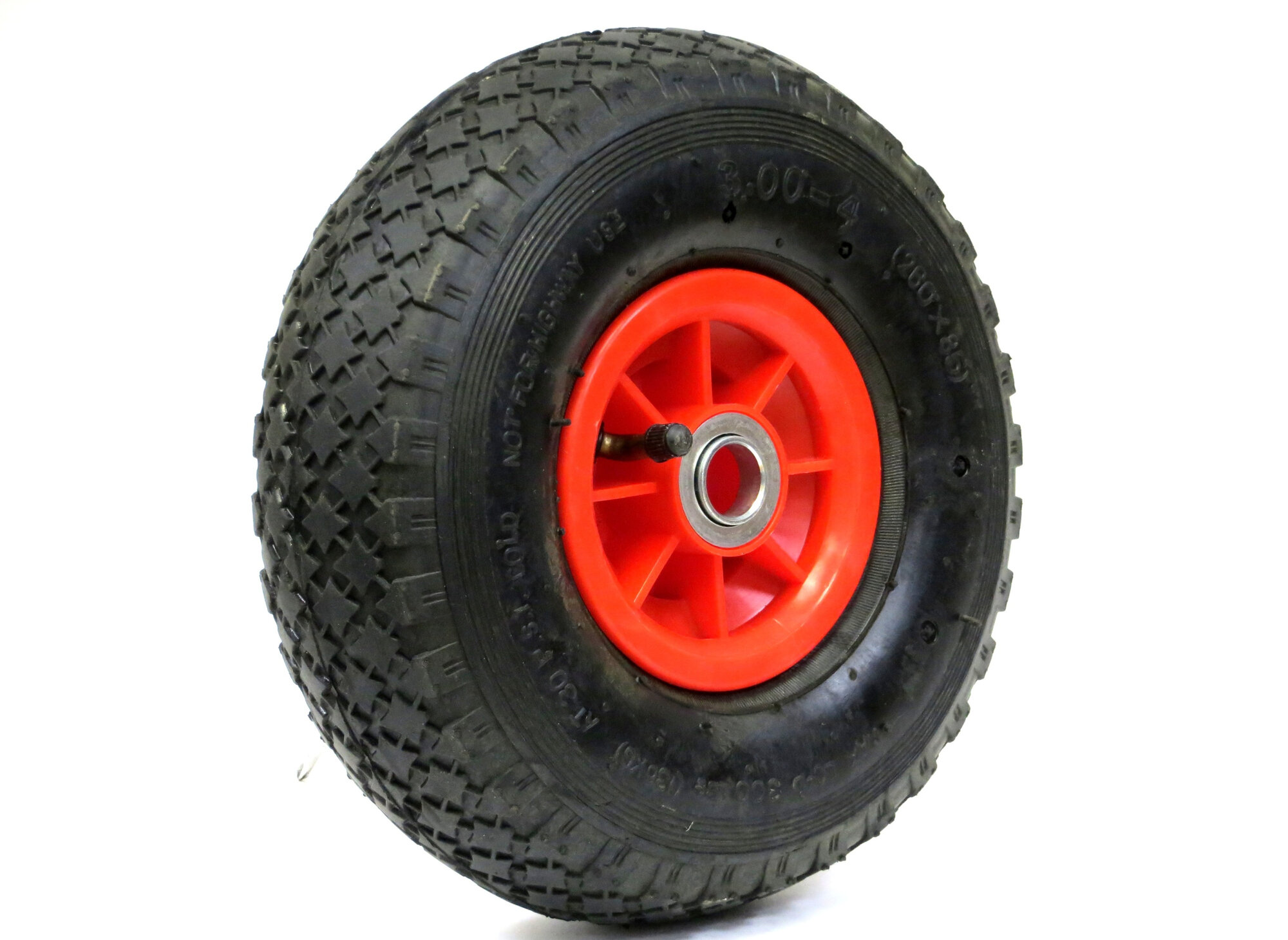 Колесо пневматическое PR-1805 (г/п 136кг, Ф 260мм) симметричная (под ось 16мм)