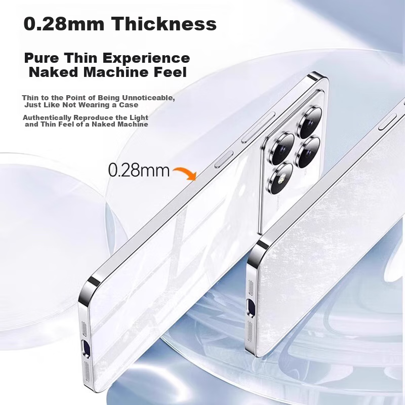 Cococase [Long-lasting and not easy to turn yellow] Suitable for Redmi K70 phone case Redmi K70 protective cover Full coverage lens Fully transparent ultra-thin anti-drop bare machine feel