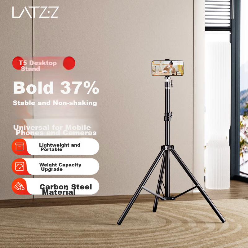 Laizi Live Streaming Stand, Phone Stand, Desktop Tripod, Multifunctional Outdoor Portable, Selfie Gadget, Shooting Short Videos, Online Classes, Exams, Online Art Exam Tripod