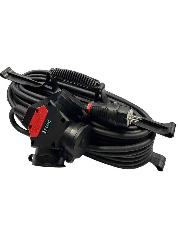 Удлинитель iTOK серии iCONNECT-PRO SUR KG-325-3-44-20, 20м, с заземлением, IP44