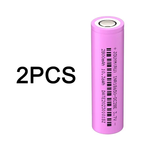 Аккумулятор JOUYM 2800 мАч INR18650 3,7 В 2PCS