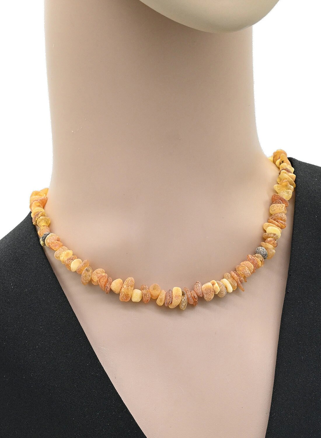 Колье, янтарь