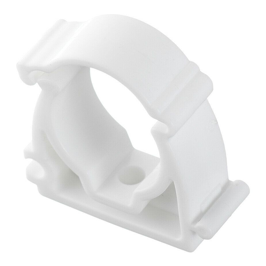 Фиксатор 25 мм для полипропиленовых труб с защелкой (20 шт.)