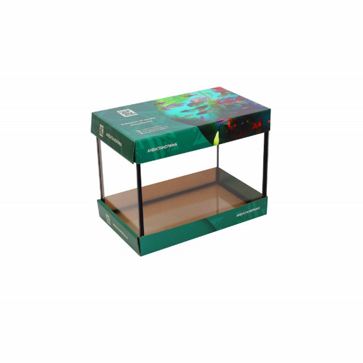 Аквапанорама 002 Аквариум прямоугольный 10л