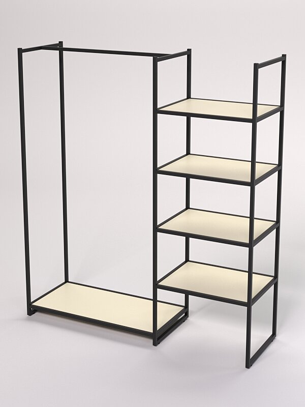 Стеллаж "Стронг" №31 в стиле лофт, Крем Вайс. Производитель товара - компания Westcom.