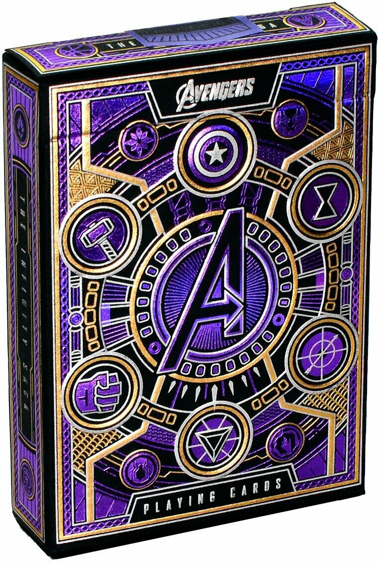 Avengers: Infinity Saga, игральные карты Мстители: Сага бесконечности от Theory11