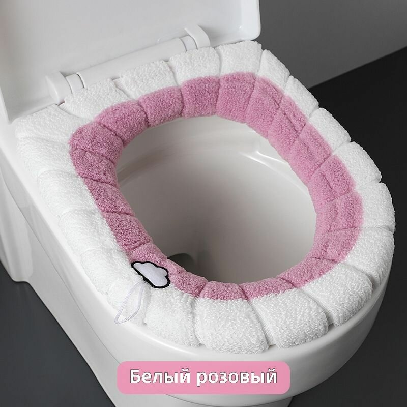 Мягкое сиденье для унитаза, мягкий чехол на молнии, чехол для сиденья унитаза, 1 шт
