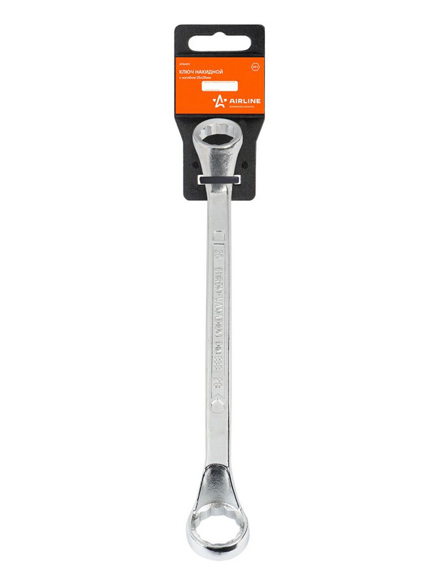 Ключ накидной Airline ATAH011, хромованадиевая сталь, 25x28 мм