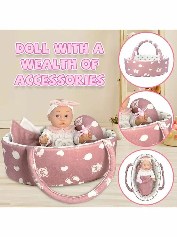 Кукла Беби Анабель "Маленькая девочка", интерактивная, 30см, для девочек