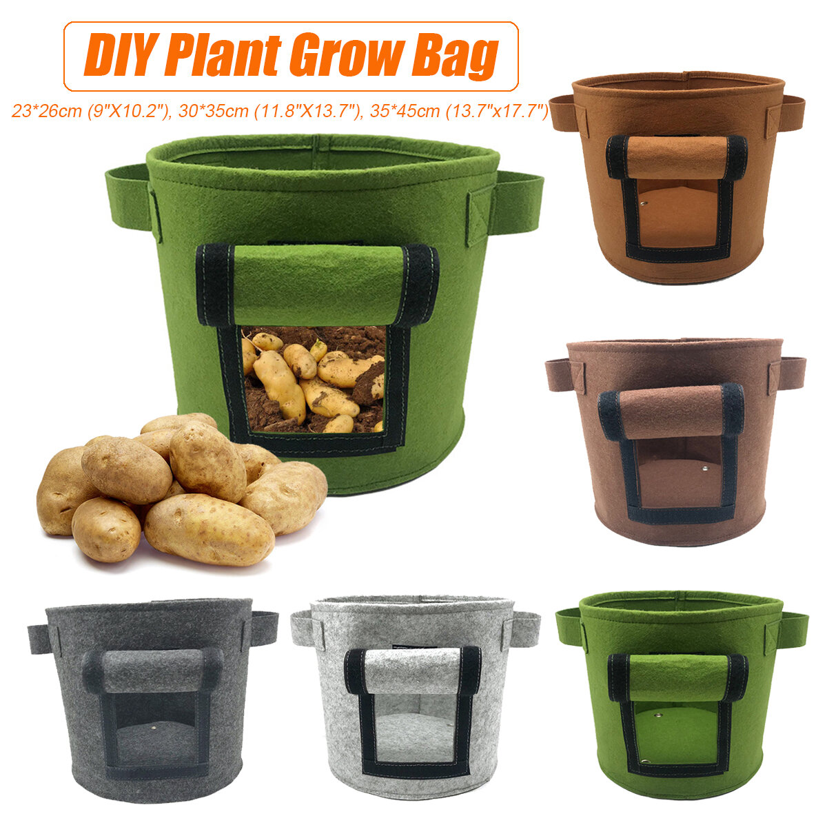 Садовый контейнер для выращивания картофеля своими руками, горшок для выращивания овощей, мешок, дышащий