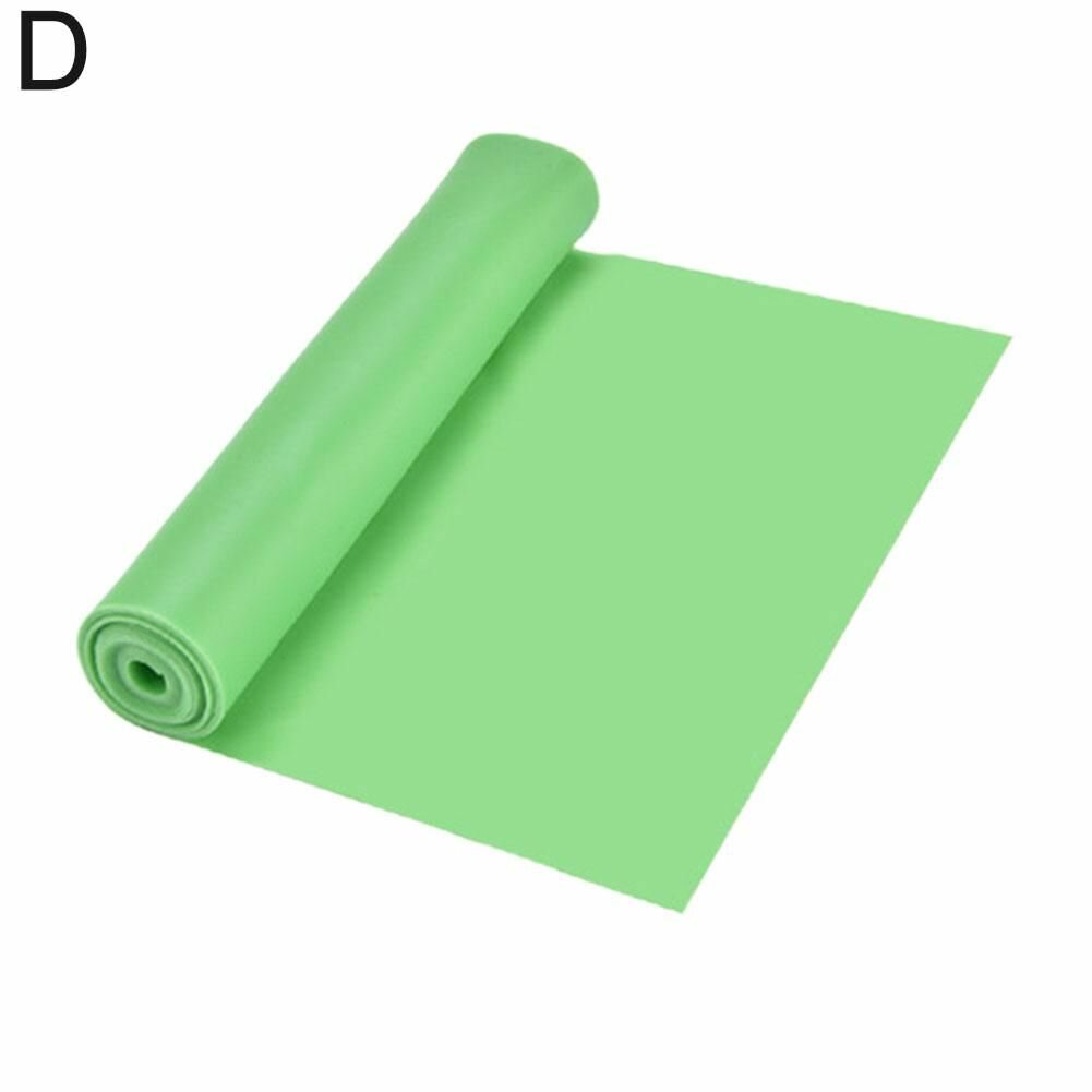 Эластичная фитнес-лента TPE для йоги и тренировок, регулируемая нагрузка, легкость и переносимость, 150x15 см