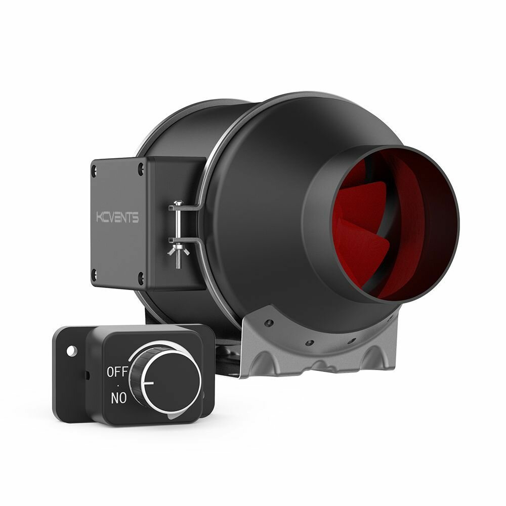 4/6/8-дюймовый встроенный канальный вентилятор с электродвигателем EC с регулятором переменной скорости для гидропонной вентиляции для выращивания в палатке