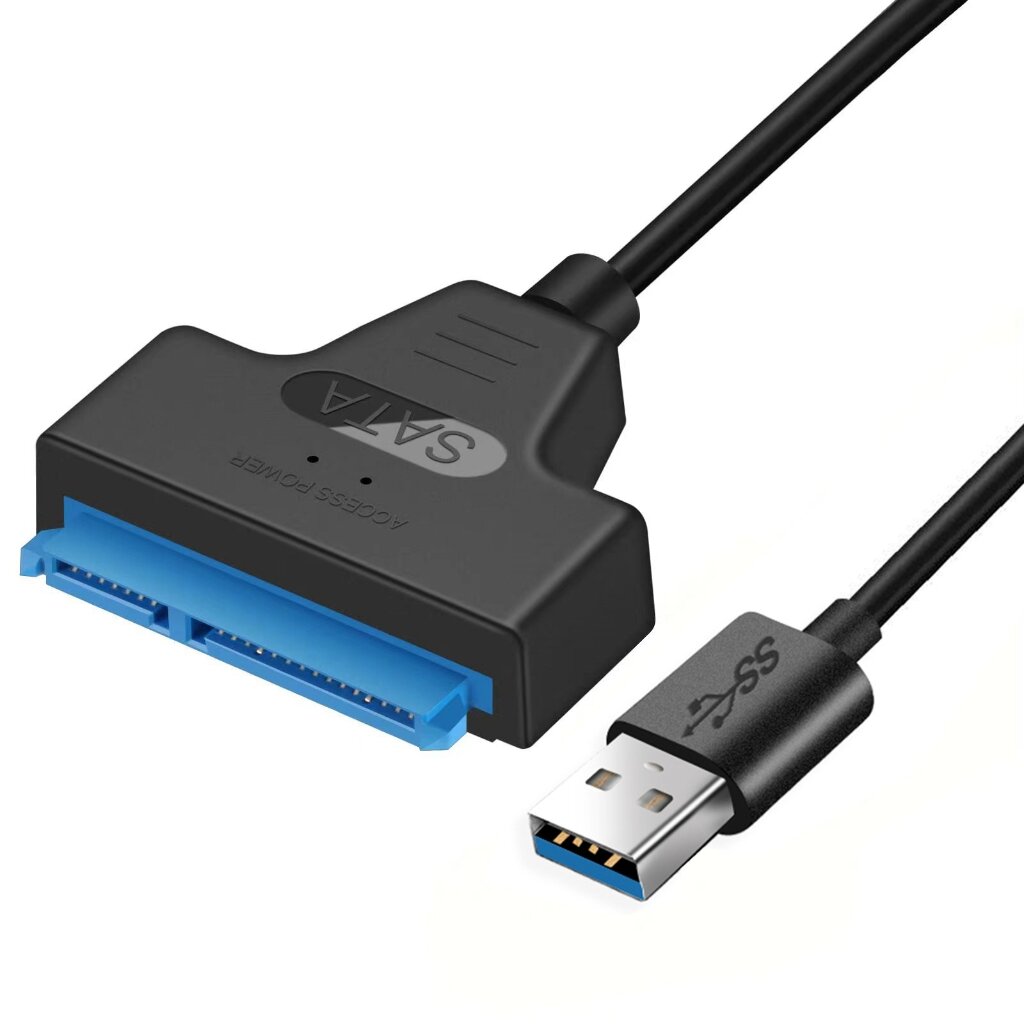 Кабель-конвертер USB 3.0 6 Гбит/с для внешнего 2,5-дюймового жесткого диска, кабель 25 см