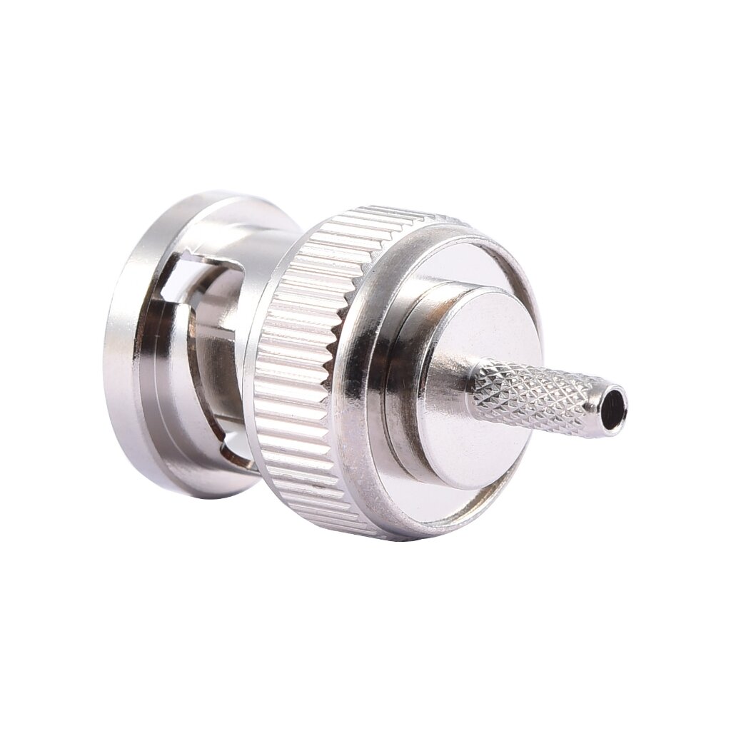 Медный переходник BNC C J1.5, прямой обжимной разъем BNC Male