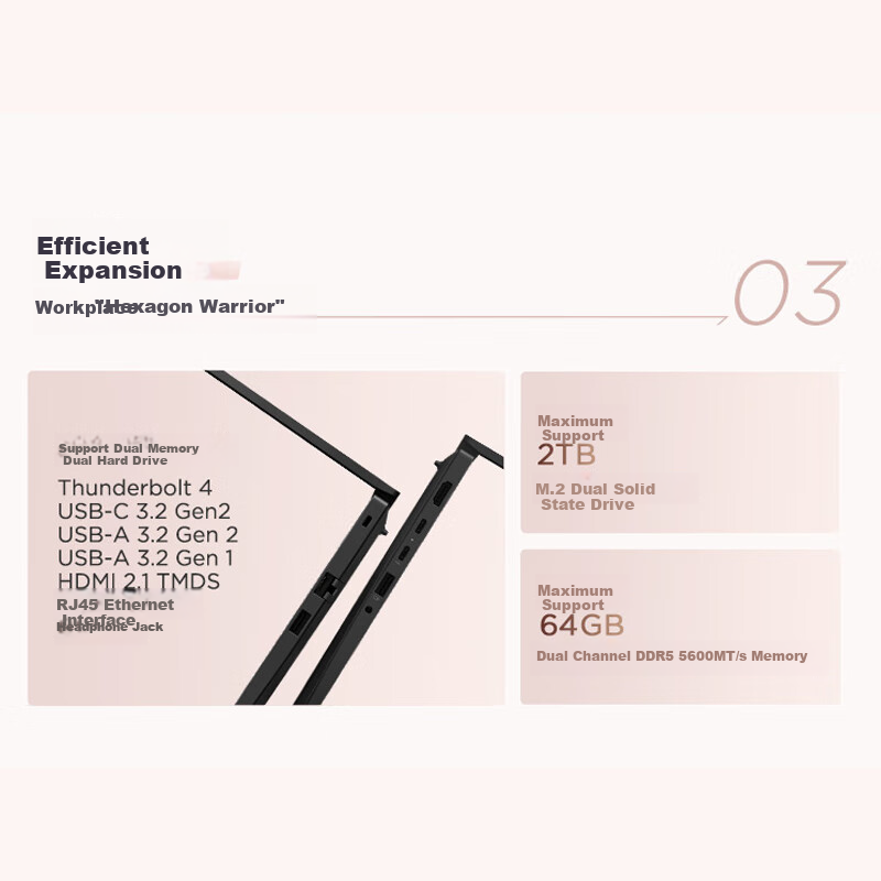 Ноутбук ThinkPad Lenovo Laptop E14 Super Edition Business Office Student Ultrabook Intel Core i7 250H 32G 1T 2.8K Black