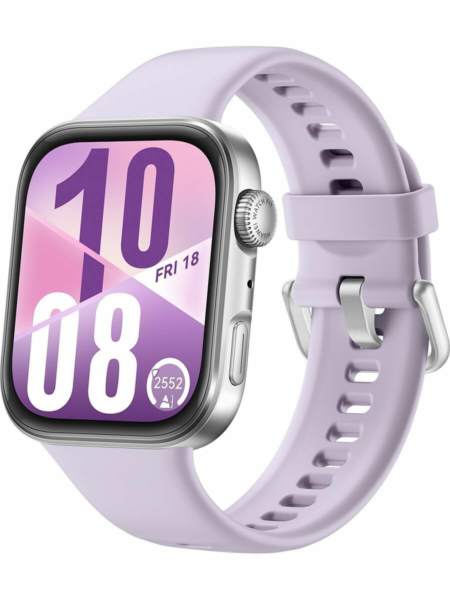 Умные часы Huawei Watch Fit 4, AMOLED экран, влагозащищенные, фиолетовые цвет