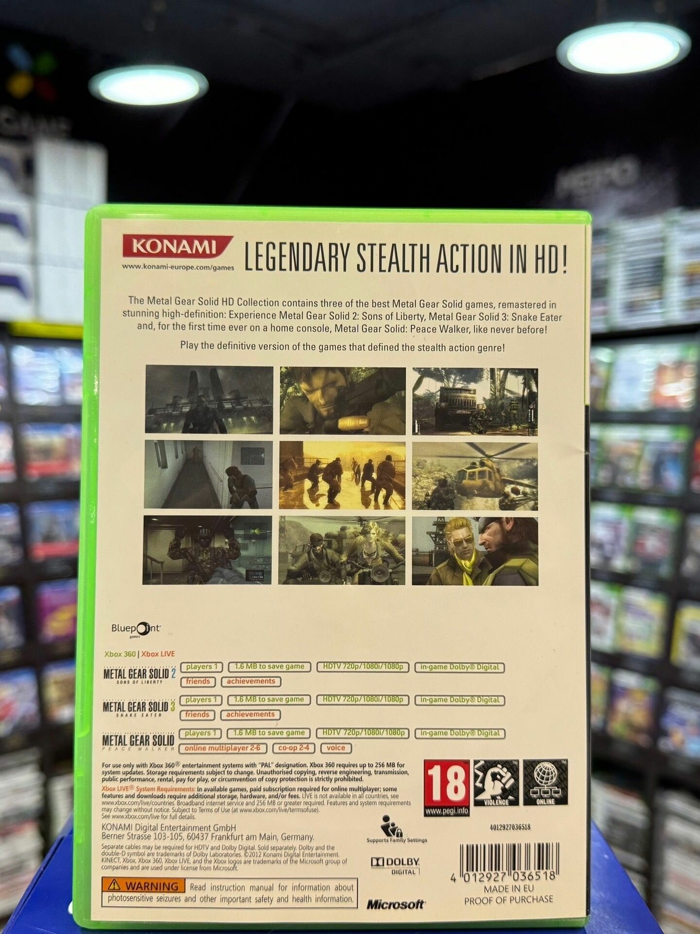 Игра Metal Gear Solid HD Collection (Xbox 360) (Box) — фото 1