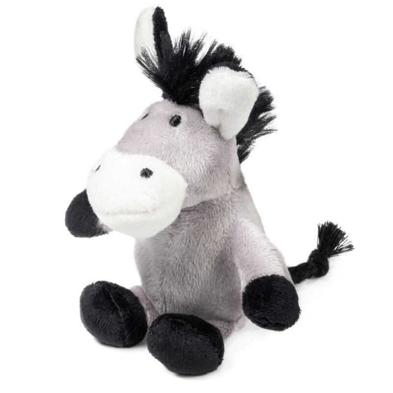 GiGwi Игрушка для собак Ослик с пищалкой, мягкая с набивкой для самостоятельных игр