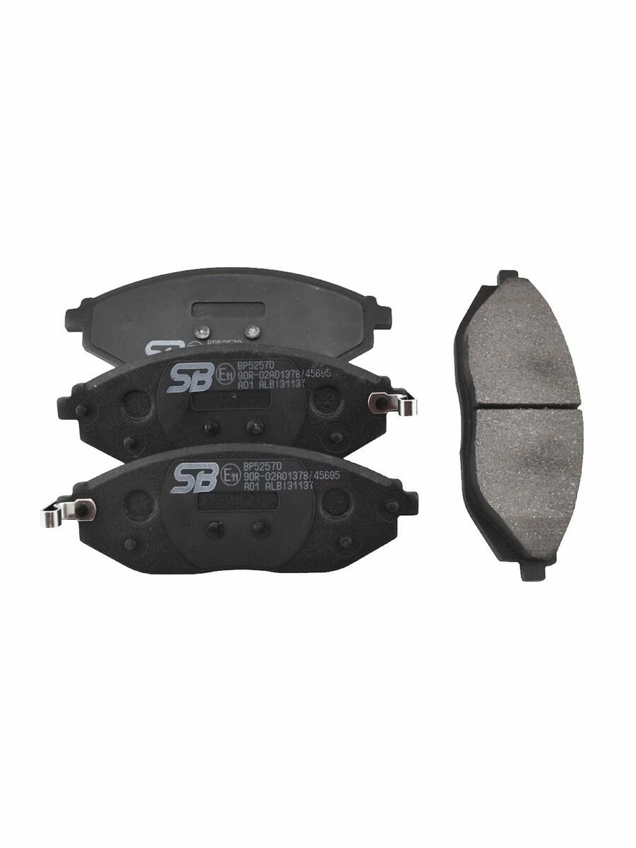 Колодки тормозные дисковые передние для а/м CHEVROLET Spark; DAEWOO Matiz; RAVON R2, SB NAGAMOCHI BP52570