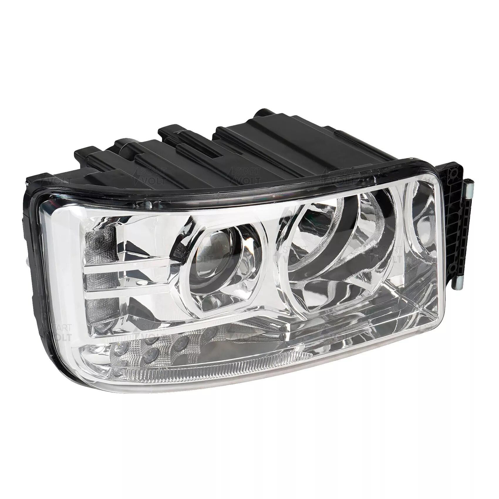 Фара КамАЗ 5490/Mercedes Axor (01-) с ДХО правая (STARTVOLT)