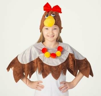 Костюм для утренника "Птичка 122-134" для детей от 5 лет, универсальный