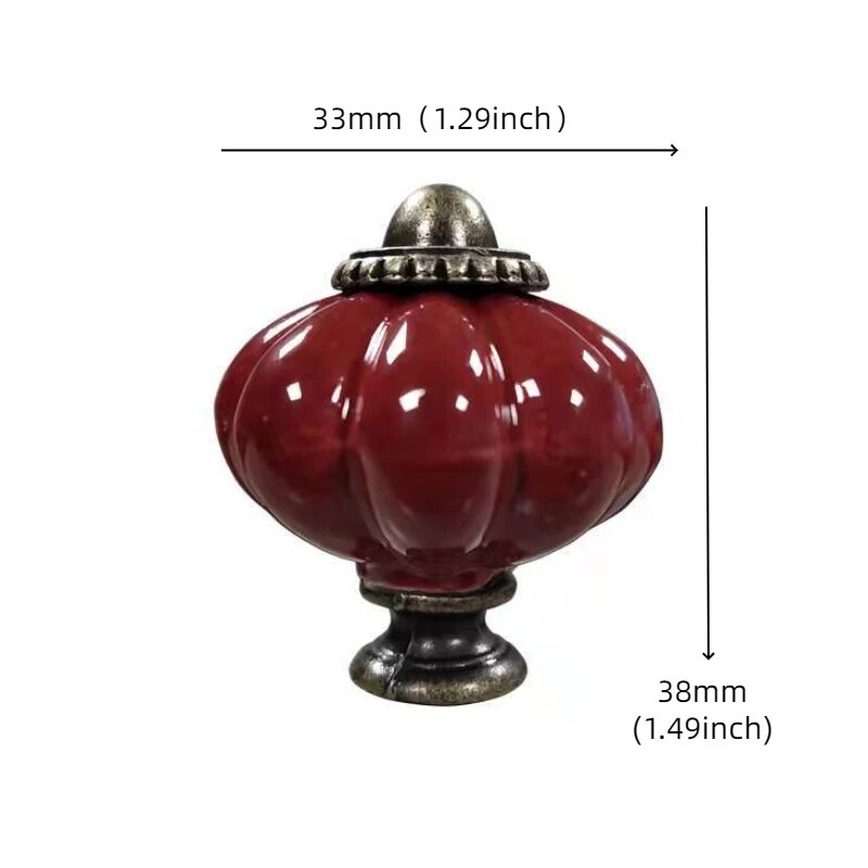 Керамические ручки для шкафов Iron Red
