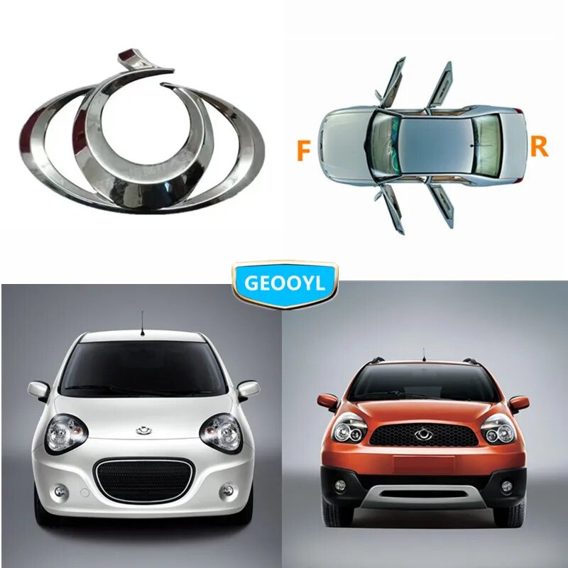 Автомобильная Эмблема Логотип, для Geely LC Cross, GC2-RV, GX2, Emgrand Xpandino, Panda, Pandino, GC2 R