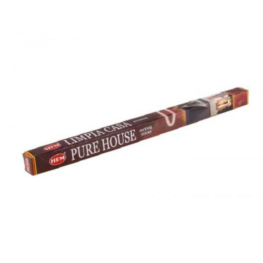 Hem Incense Sticks PURE HOUSE (Благовония чистый ДОМ, Хем), уп. 8 палочек.