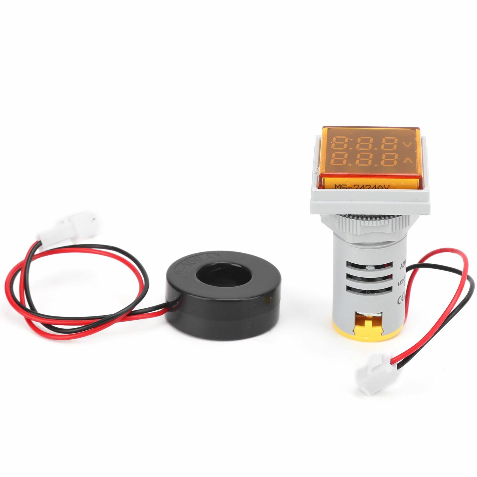 Вольтметр амперметр AD16-22FVA 2в1 синий