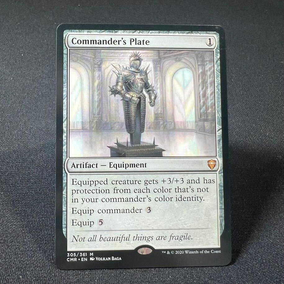 Commander's Plate SLD 1339 фольга Фольга/Расшир Арт MTG Броня командира
