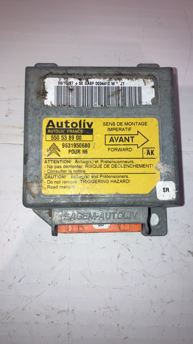 Блок управления подушками безопасности Citroen Xsara 1998 550538900