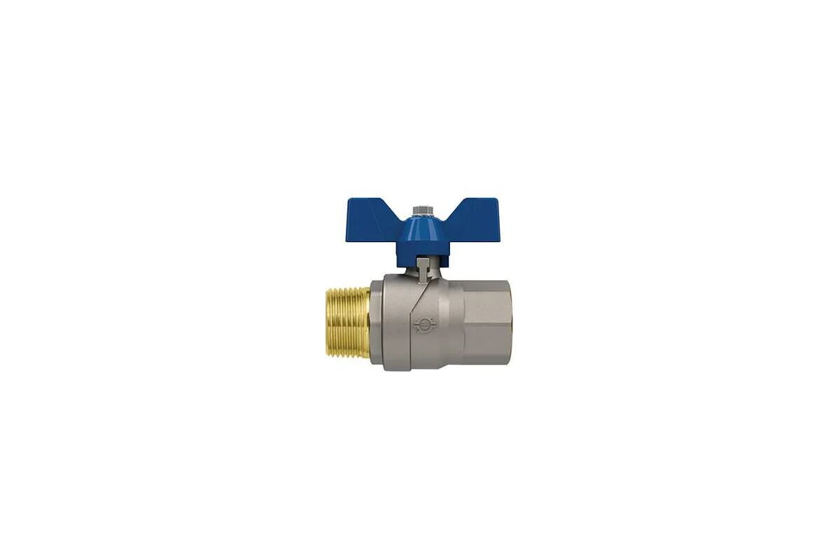 FIV кран шаровой 1' резьба г/ш, бабочка 80004101, надёжный запорный элемент