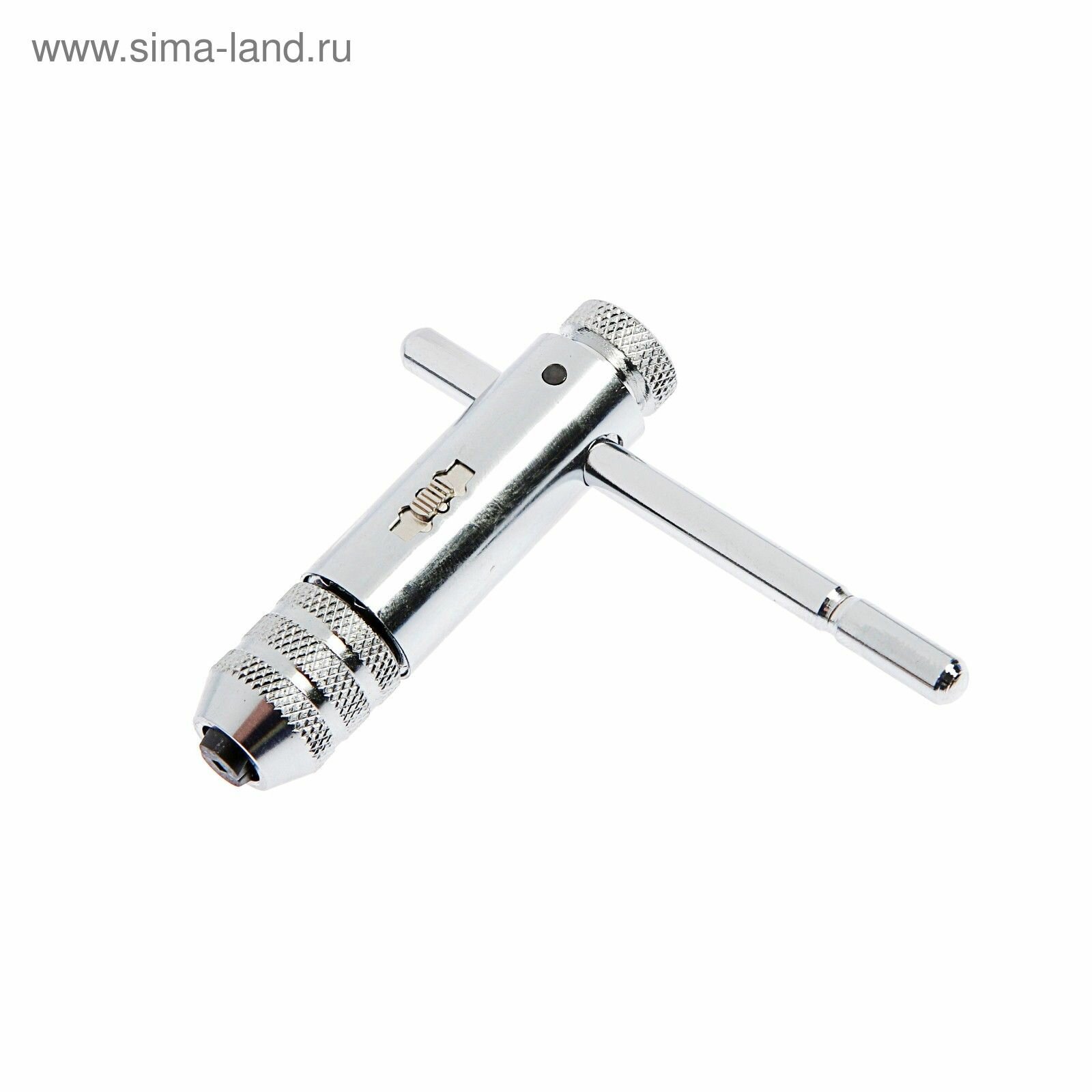 Метчикодержатель с трещоткой тундра, Т-образный, хромированный, М3 - М8