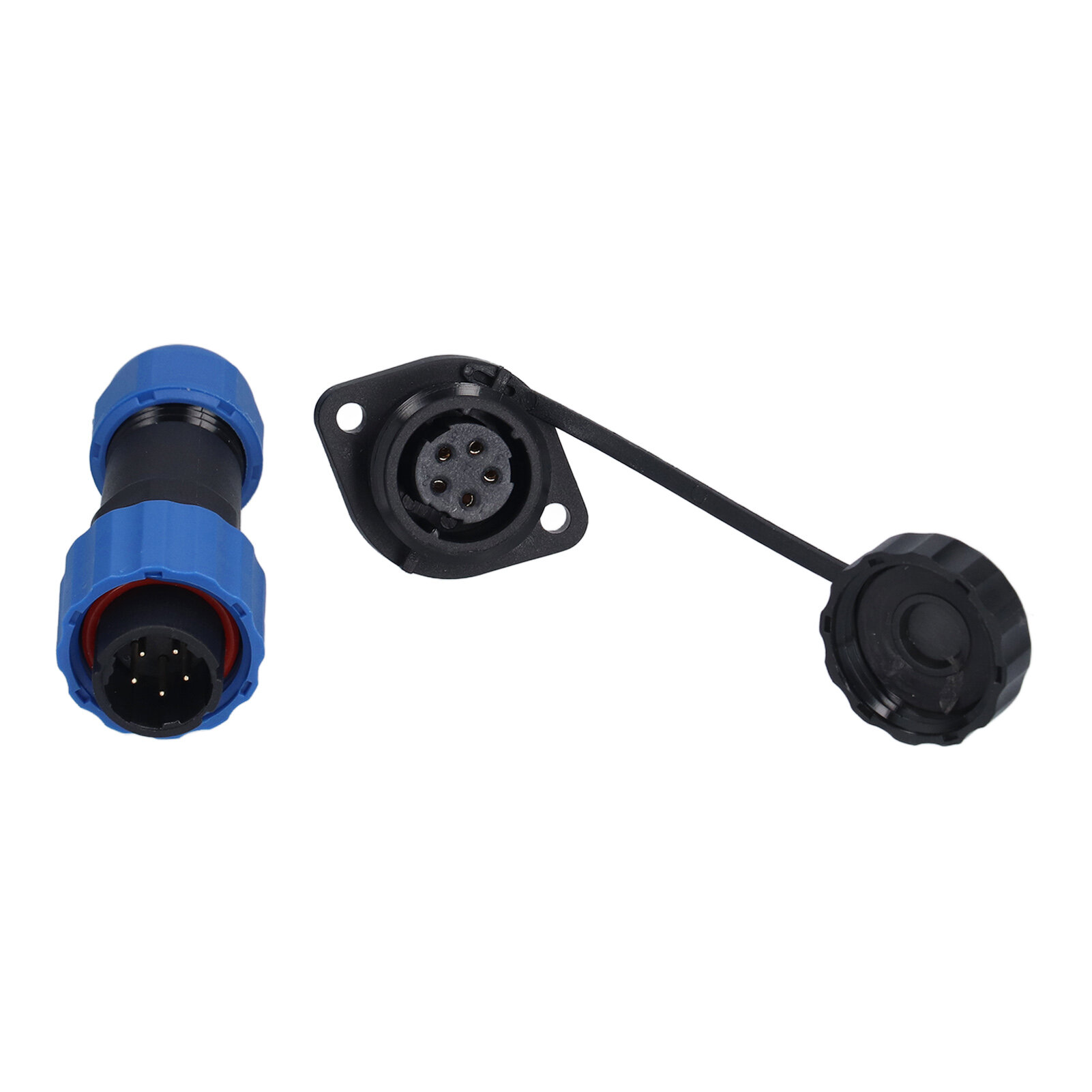SP16 Фланцевая Водонепроницаемая Авиационная розетка IP68 Мужские и Женские Стыковые соединения Фланцевый Водонепроницаемый Разъем5 Core (250V 5A)