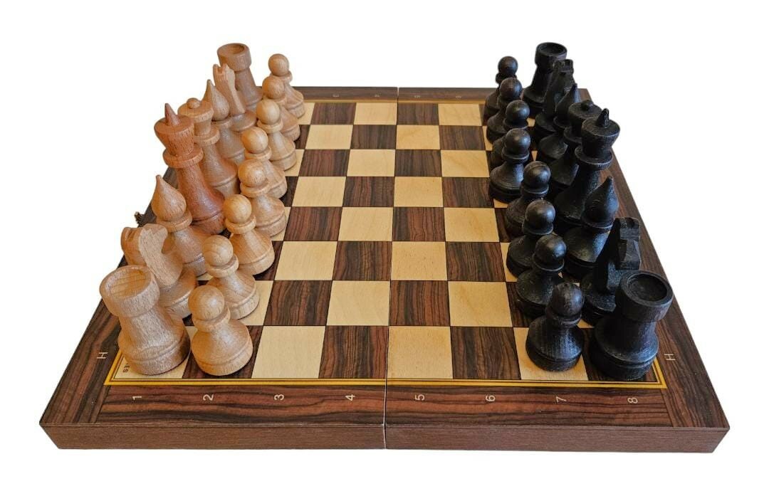 Шахматы складные "Шива" бук, WoodGames YZ