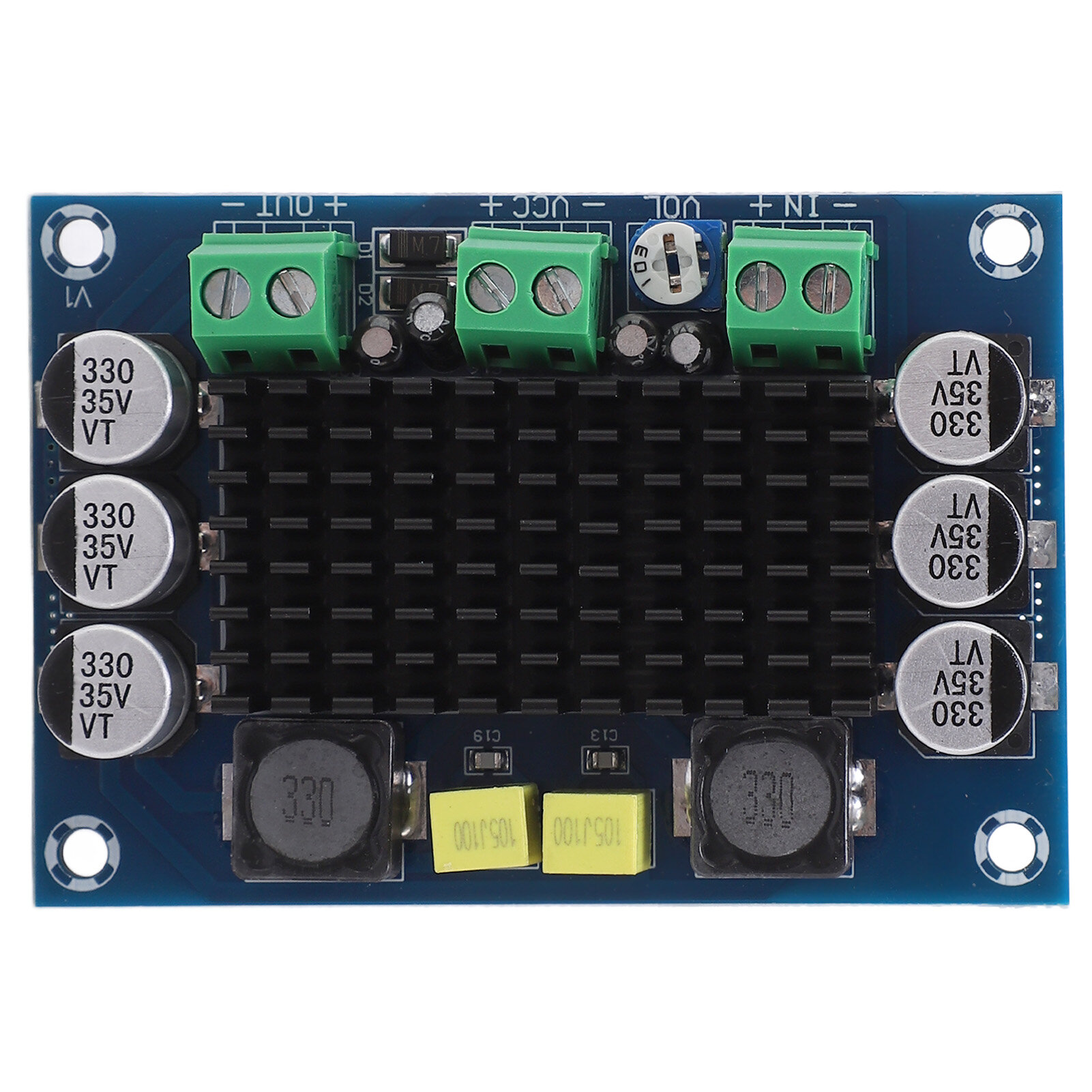 Плата аудиоусилителя, моноканальный цифровой модуль усилителя мощностью 100 Вт, запасная часть