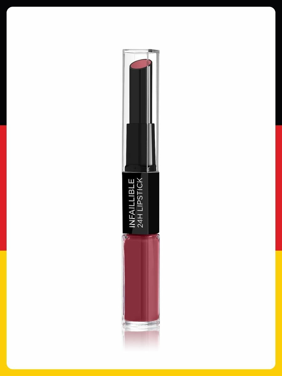 Губная помада L'Oreal Paris Infaillible 2-Step Lipstick, 5,7 г 804 Metro Proof Rose